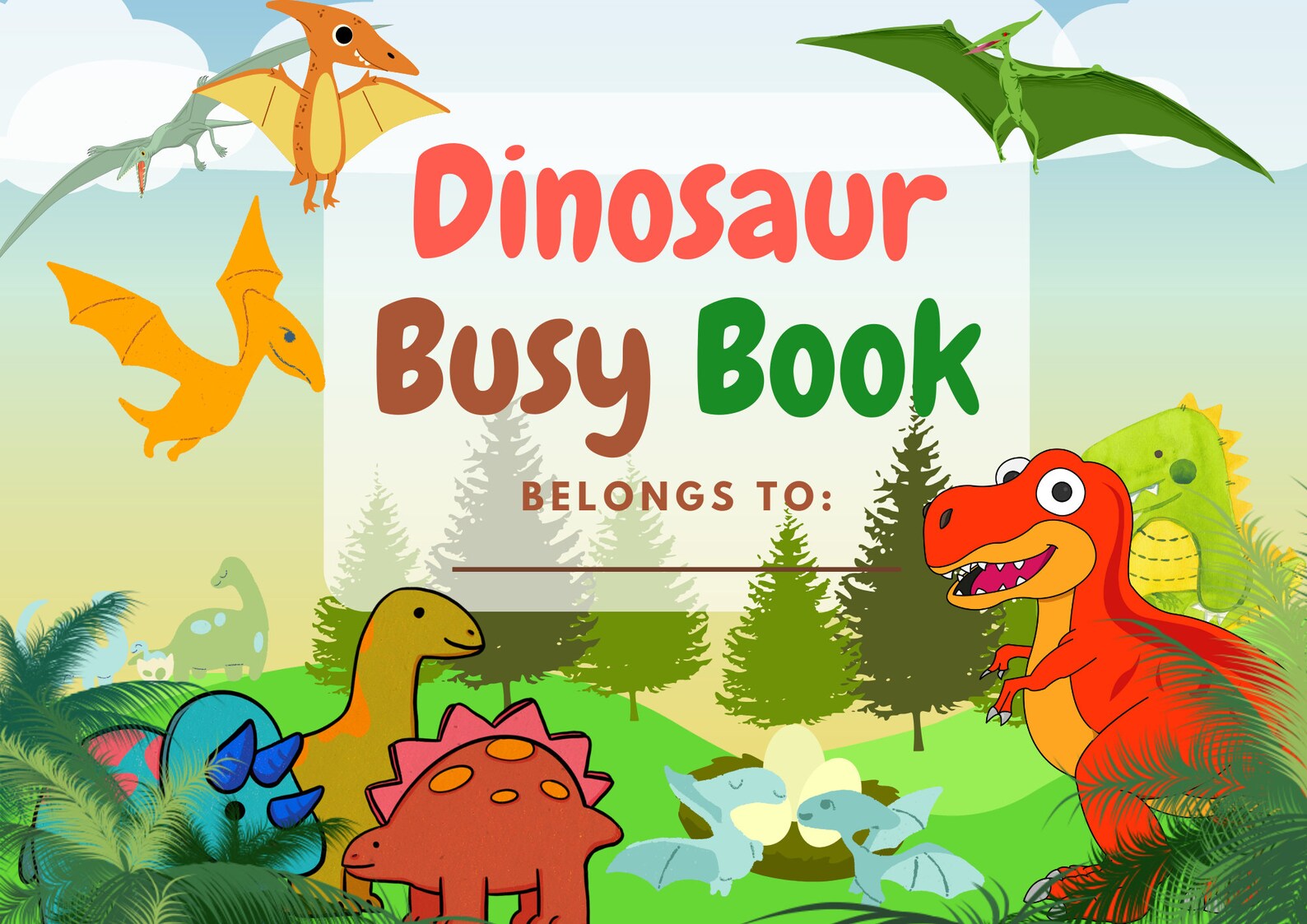 Busy Book for Kids 6-in-1 Busy Books Template Preschool Kindergarten ...