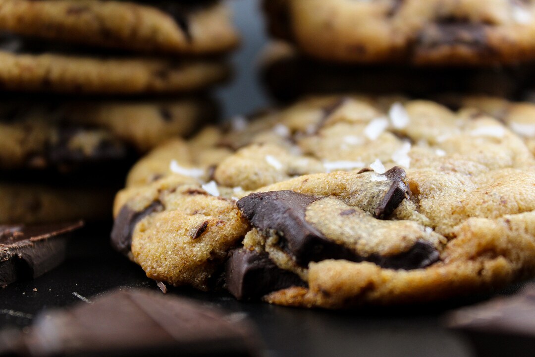 Dark Chocolate Bar FLATTIE, Cookies, Dozen, Homemade, Flatties, Dark ...