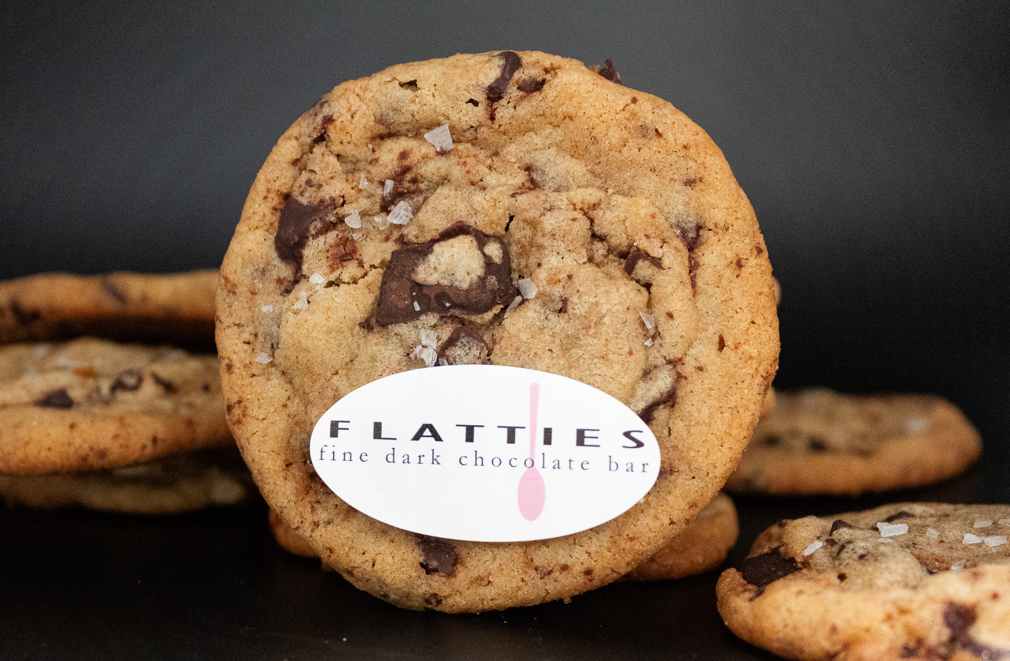 Dark Chocolate Bar FLATTIE, Cookies, Dozen, Homemade, Flatties, Dark ...