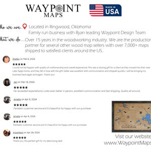 Personalized Wood River Map - Custom Engraved Wooden River Map - Unique ...