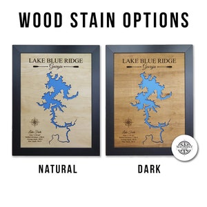 Personalized Wood River Map Custom Engraved Wooden River Map Unique ...