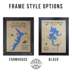 Personalized Wood River Map Custom Engraved Wooden River Map Unique ...