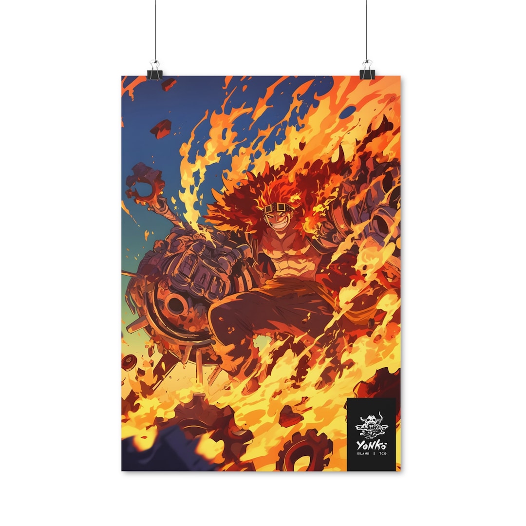 Yonko Island TCG Poster Eustass Kid One Piece One Piece TCG Supernova ...
