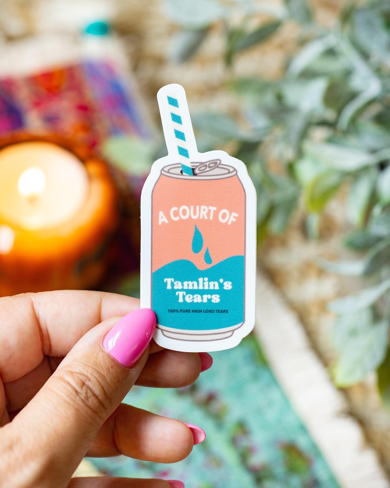 ACOTAR Sticker Tamlin's Tears - Bookish Stickers, Kindle Stickers ...