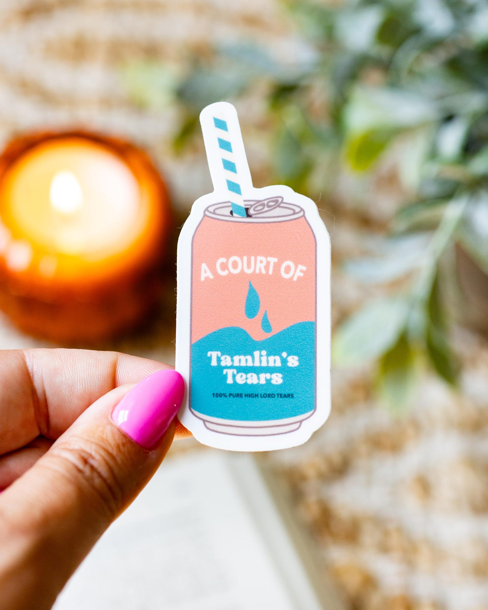 ACOTAR Sticker Tamlin's Tears - Bookish Stickers, Kindle Stickers ...