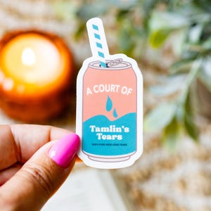 ACOTAR Sticker Tamlin's Tears - Bookish Stickers, Kindle Stickers ...