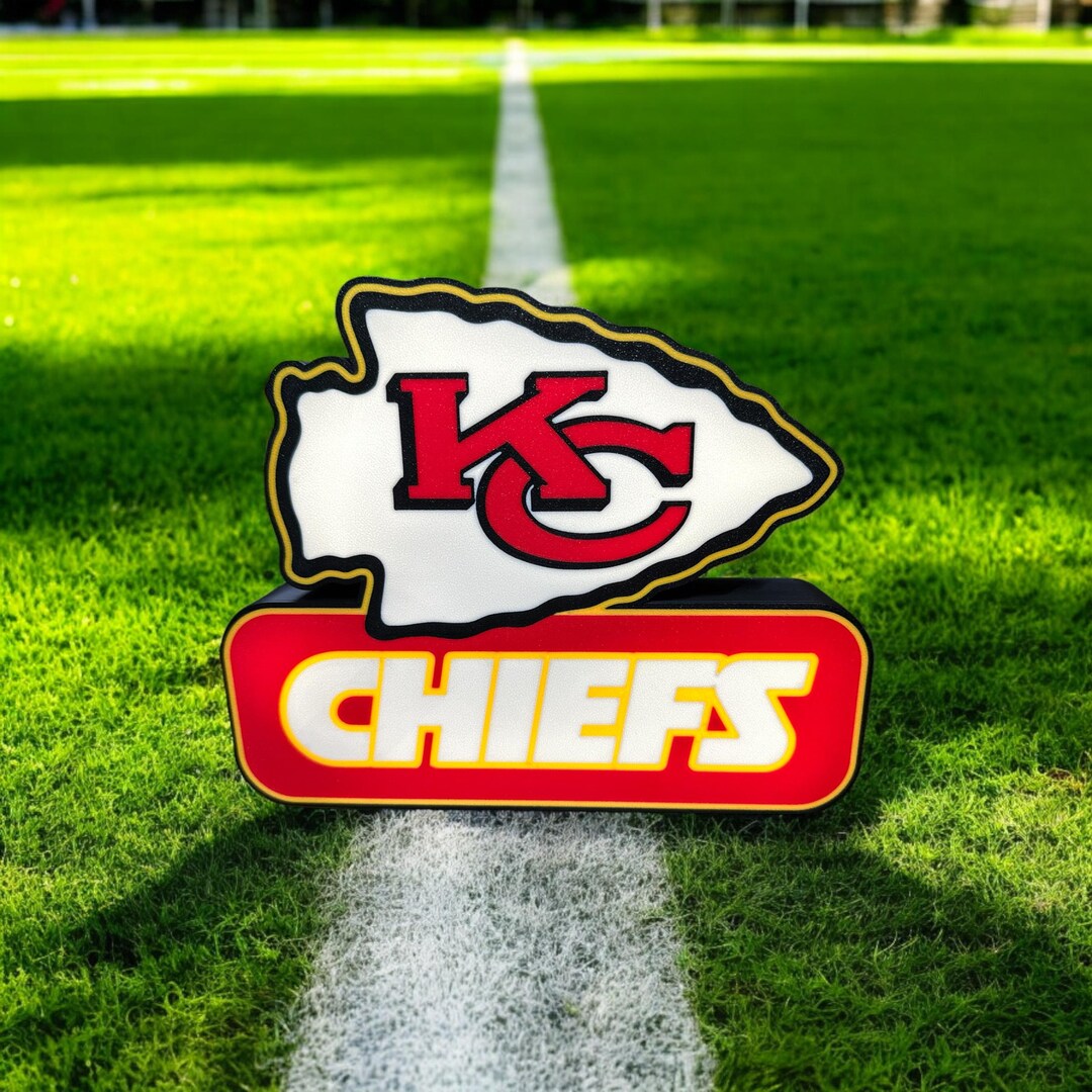 Chiefs Football Light Box - Etsy