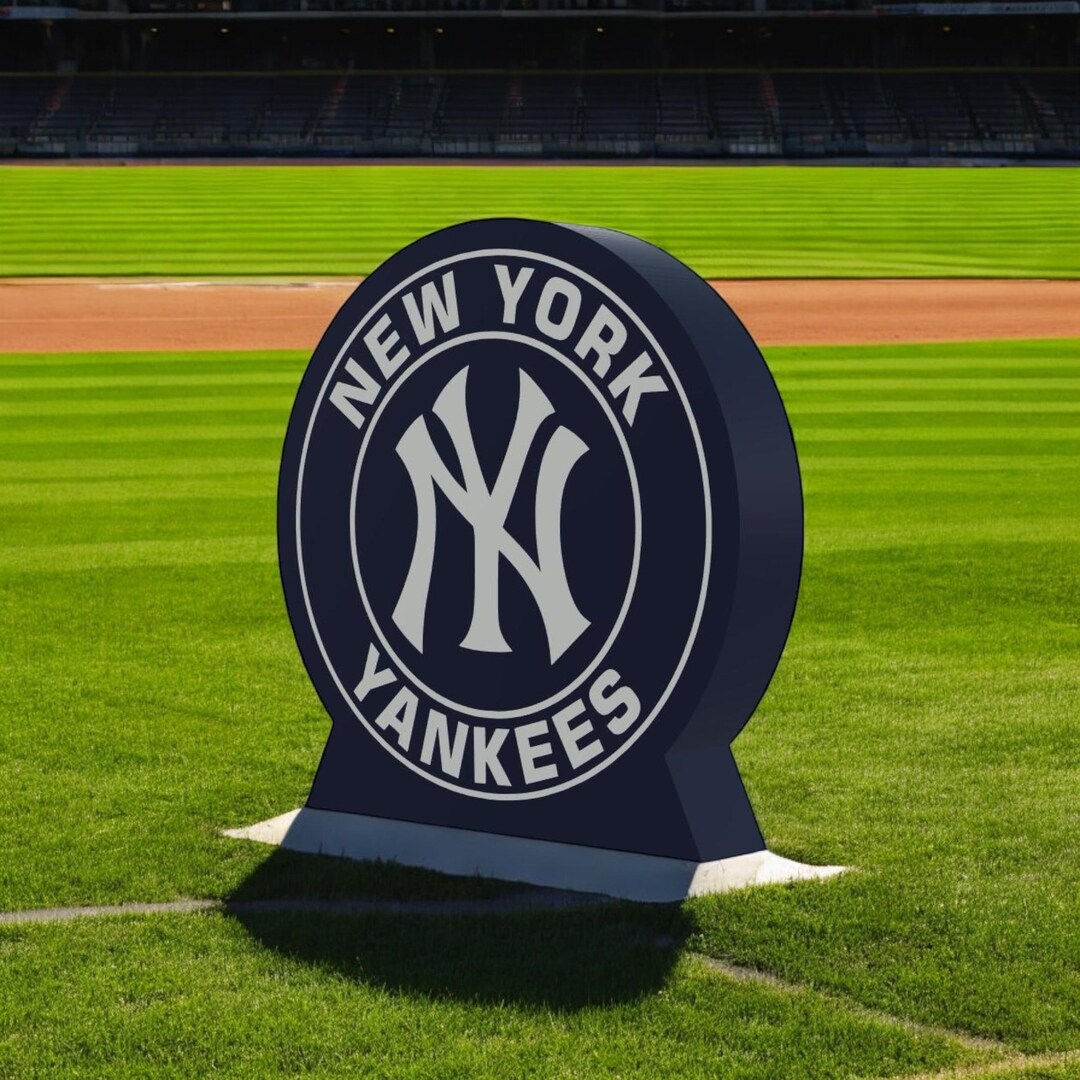 Yankees Baseball Light Box - Etsy