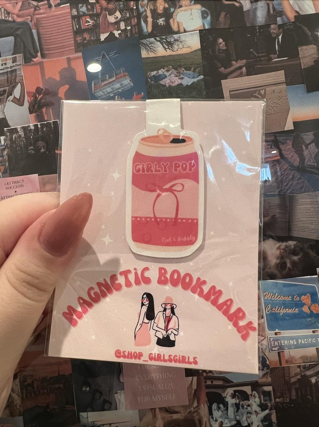 Girly Pop Coquette Soda Can Magnetic Bookmark - Etsy