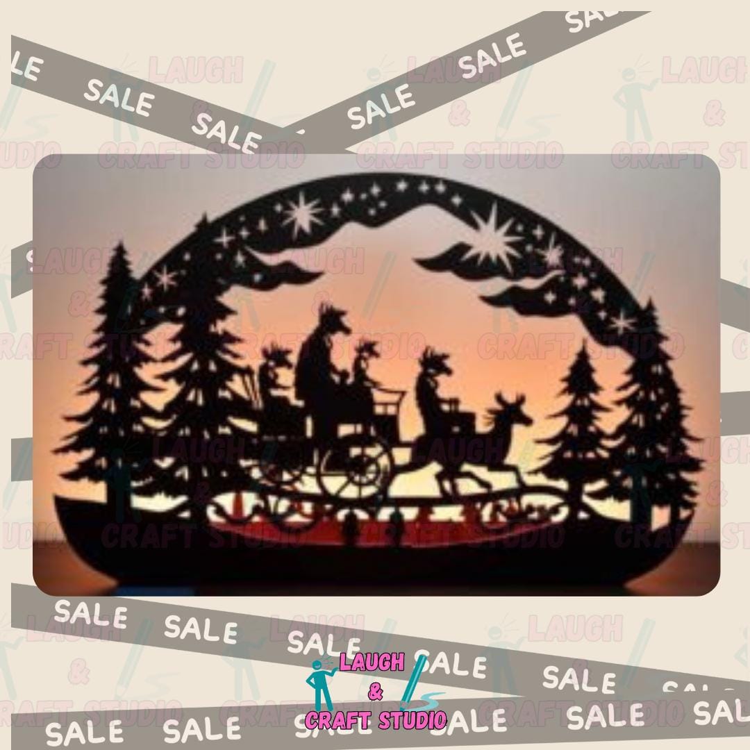 Laser Cut Christmas Decor SVG Bundle Festive Holiday Designs ...