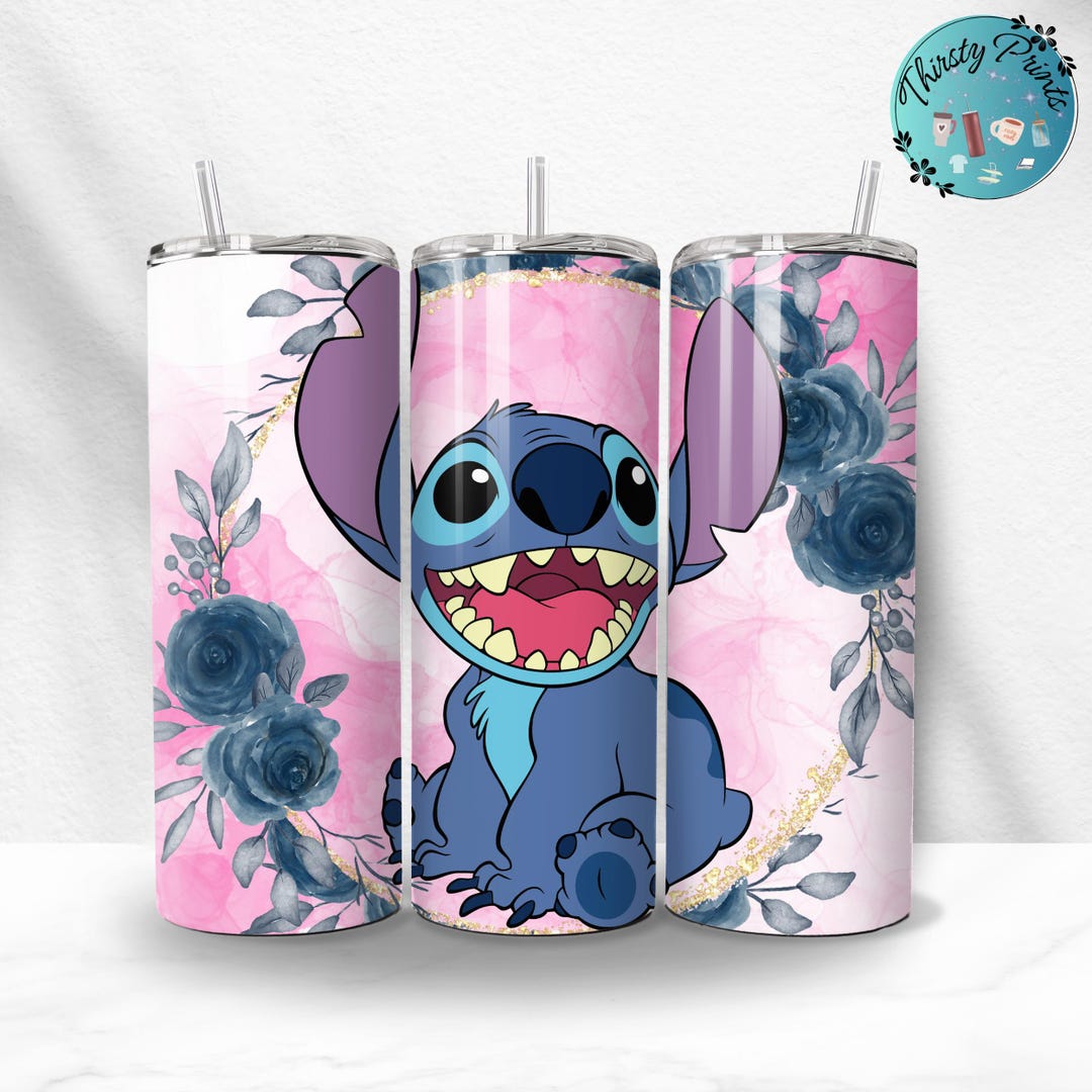 Stitch Tumbler 20 Oz, Hot or Cold Drinks, SKINNY Fits Most Cup Holders, Sublimated, Great Gift ...