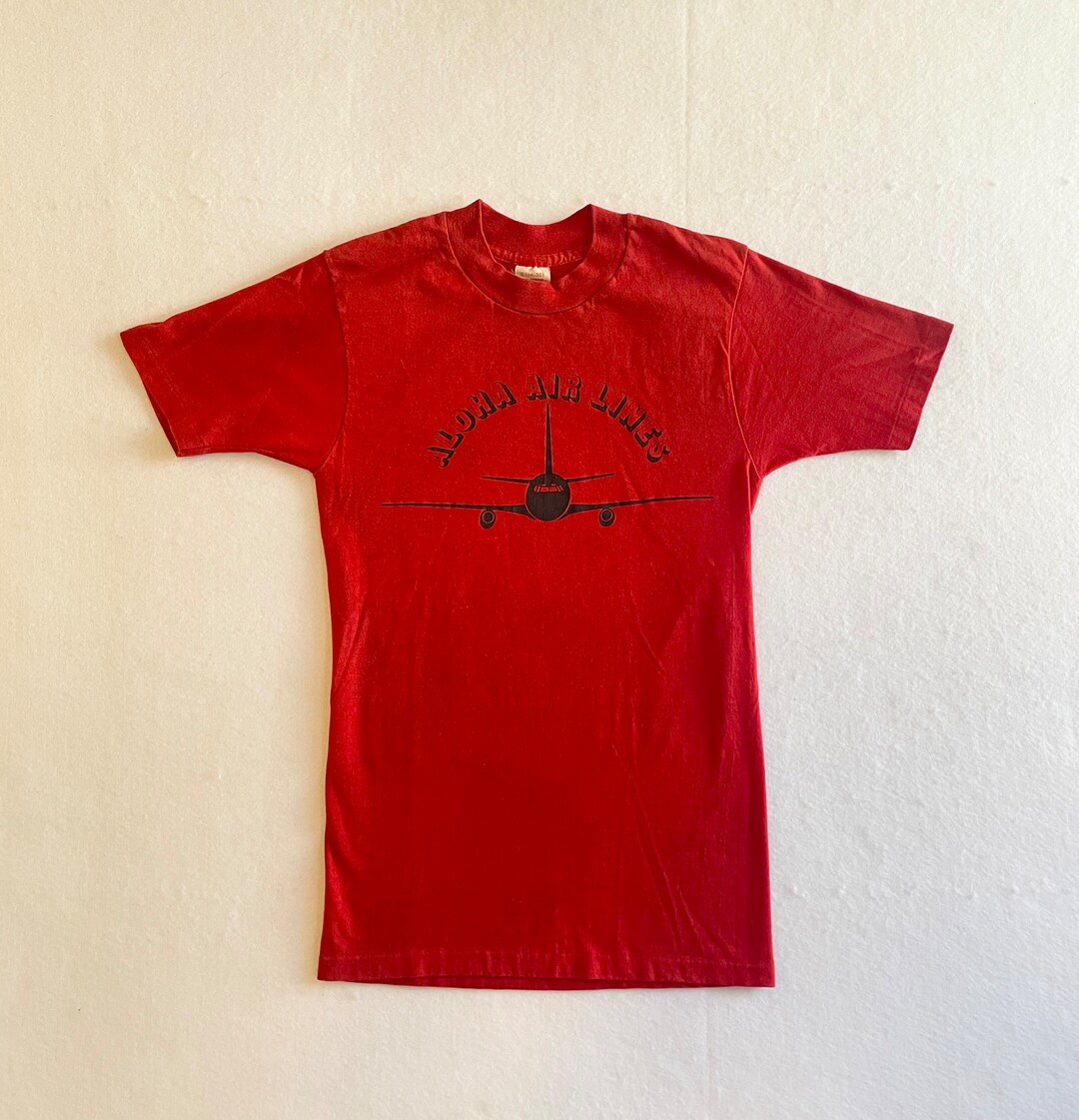 Vintage 80s Aloha Airlines Graphic Single Stitch Shirt - Etsy