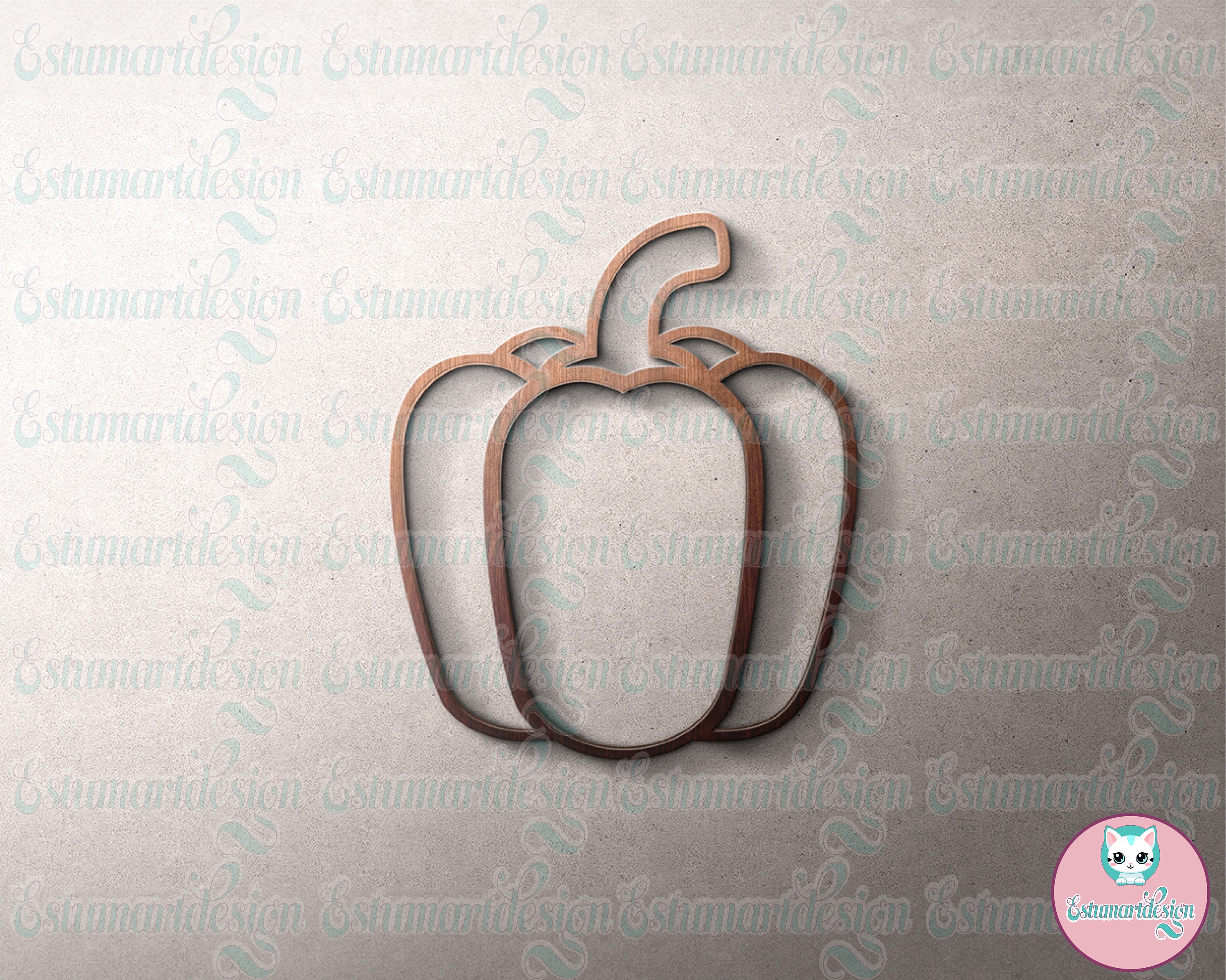 SWEET BELL PEPPER Svg, Vegetable Svg, Pepper Clipart, Bell Pepper, Red ...