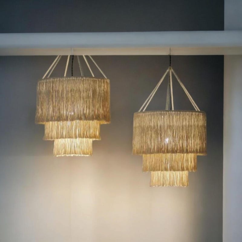 Fringe Chandelier - Etsy