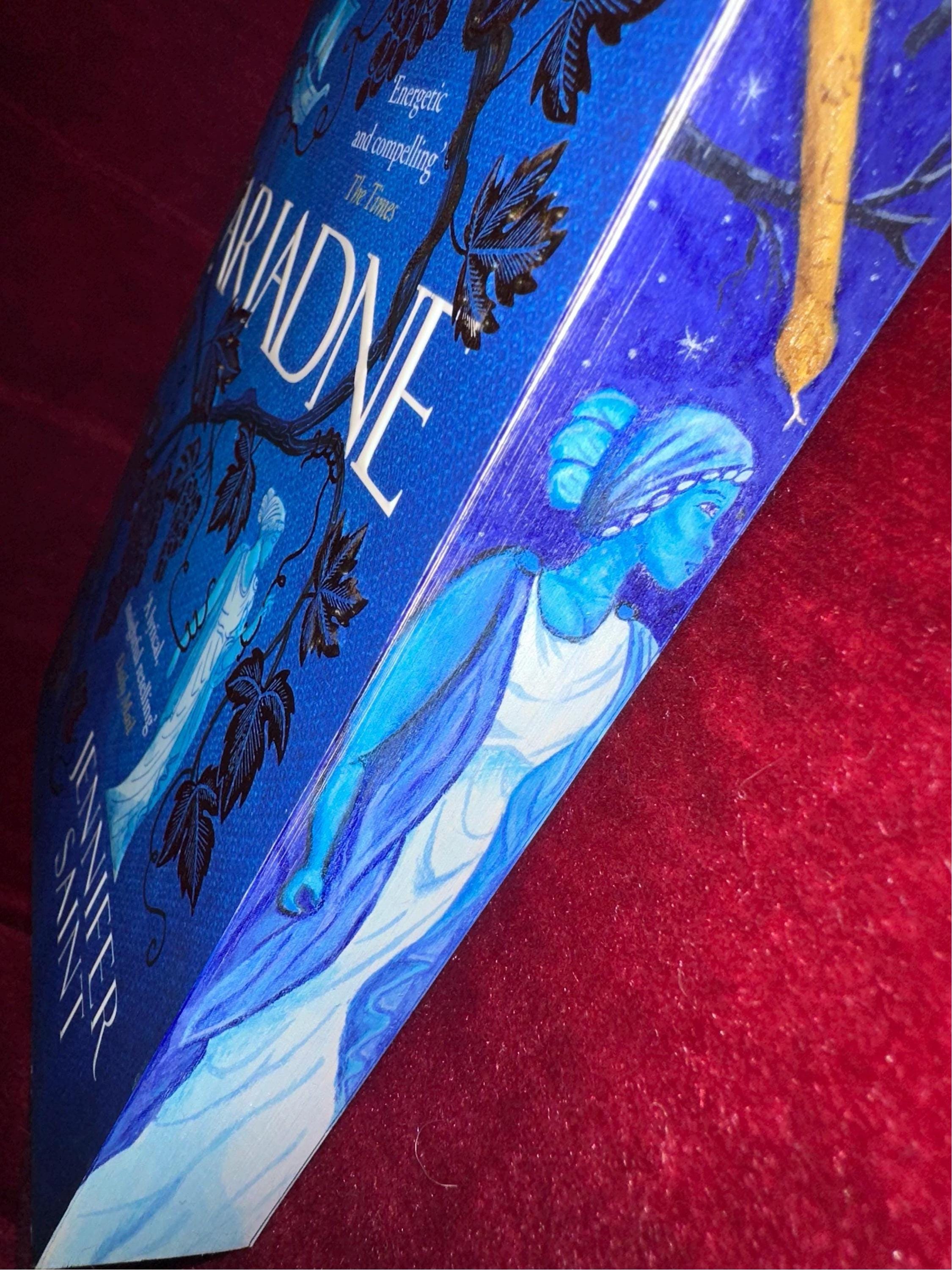 Ariadne Jennifer Saint Hand Painted Fore Edges L Bookish Art L ...