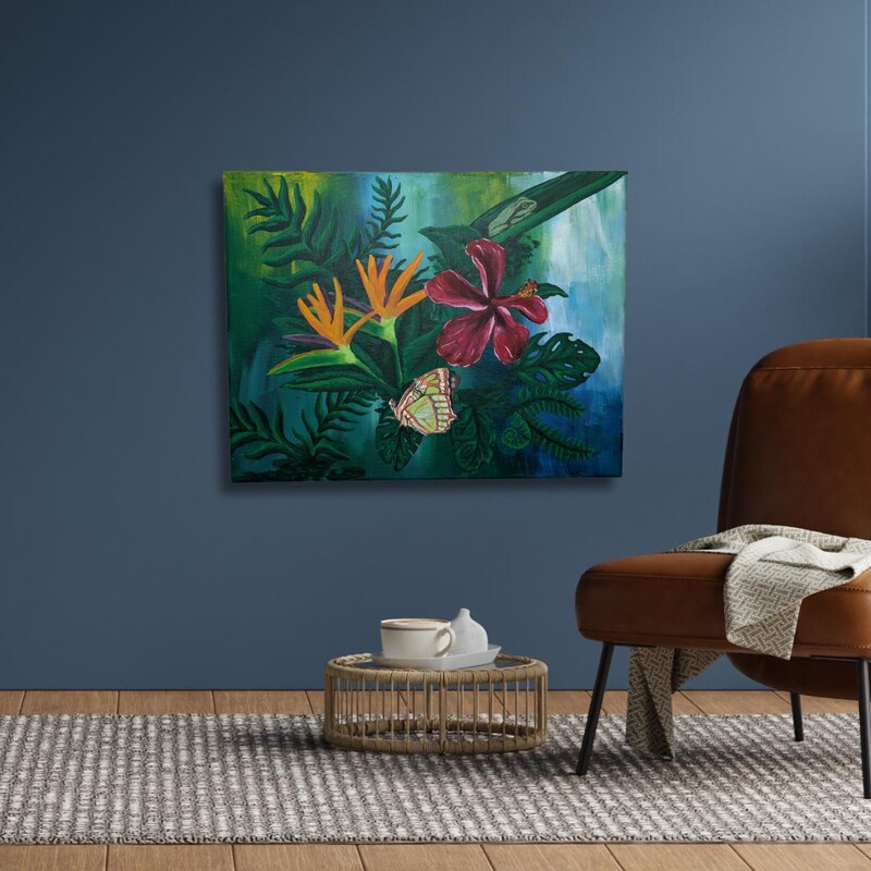 Abstract Jungle Art - Etsy
