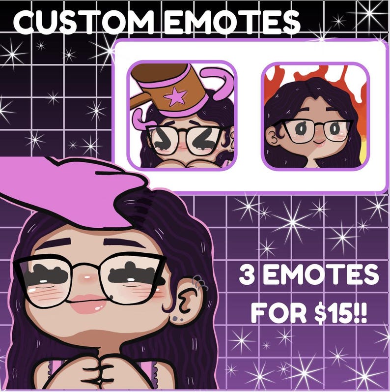 Custom Twitch Emotes or Kick Emotes | Twitch Emote for Streamer Twitch ...