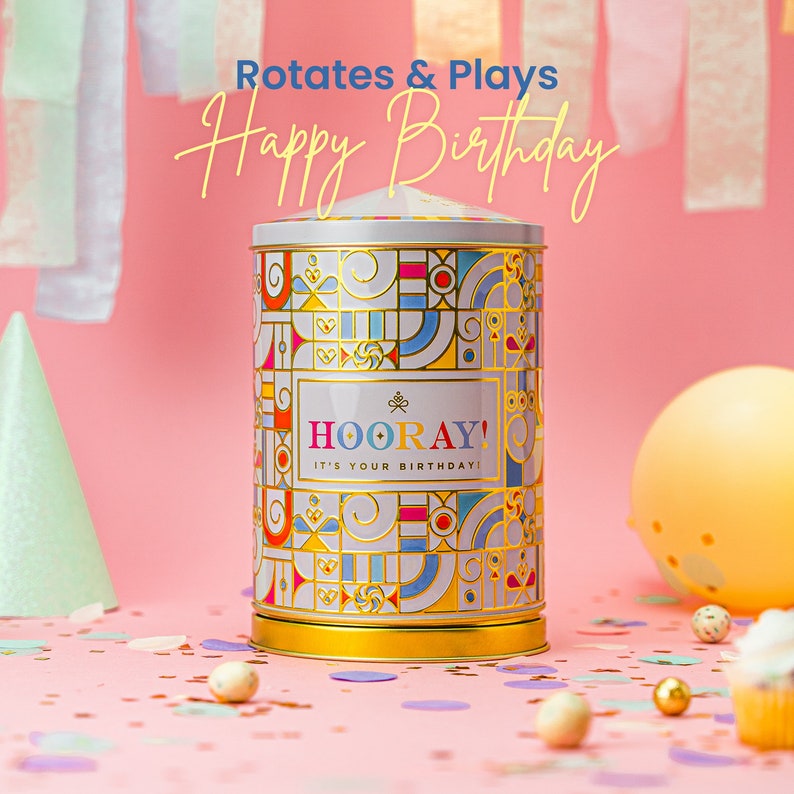Happy Birthday Tin - Etsy