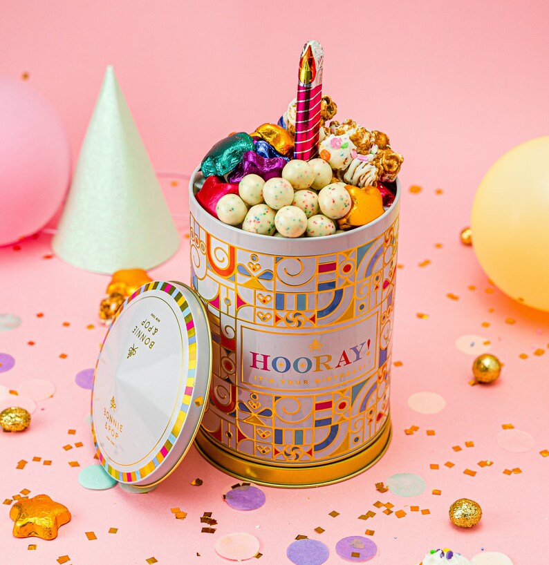 Happy Birthday Tin - Etsy