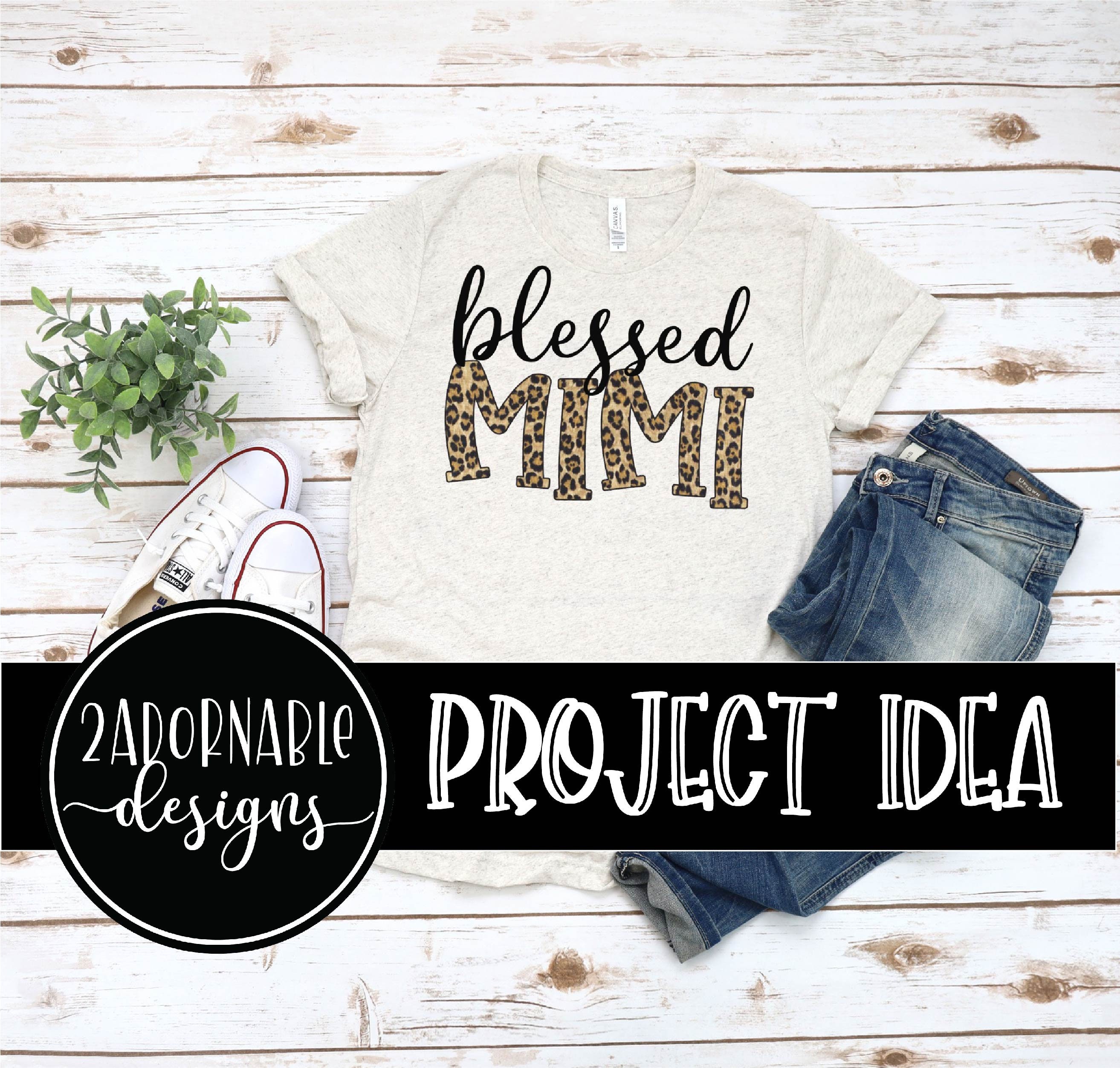 Blessed Mimi Sublimation Design | PNG File for Sublimation Print ...