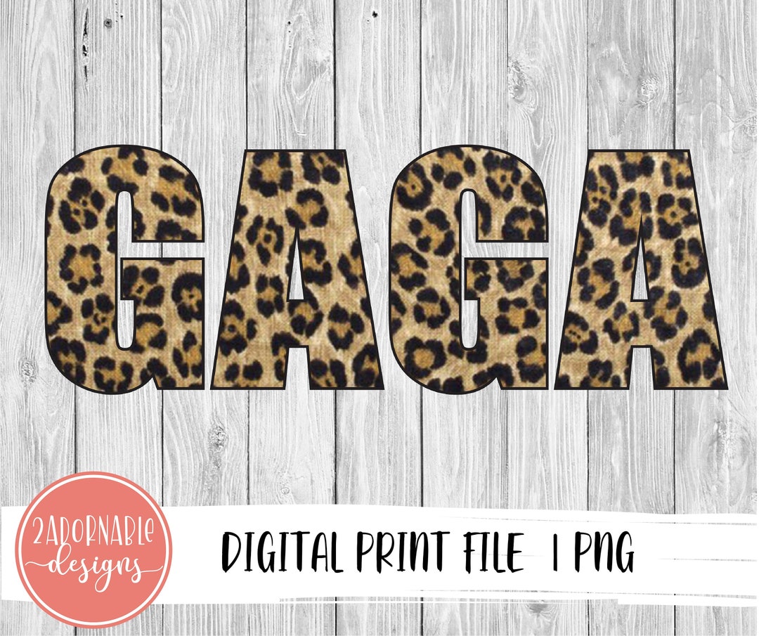 GAGA Sublimation Design | PNG File for Sublimation Print Transfer ...