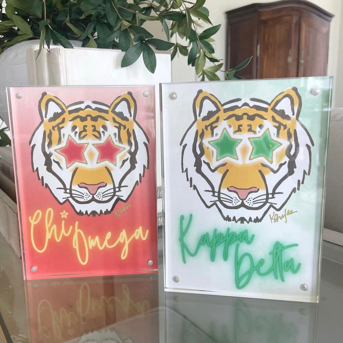 Digital Tri Delta Tiger Mascot Printable Art Download - Etsy