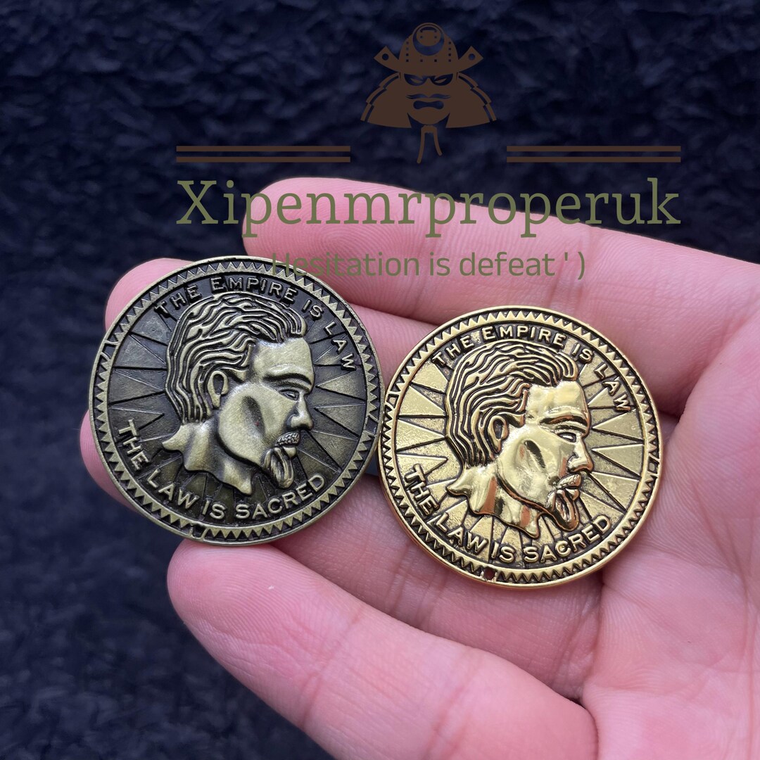 Skyrim Akatosh Coin the Elder Scrolls Skyrim Coin Dragonborn Symbol ...