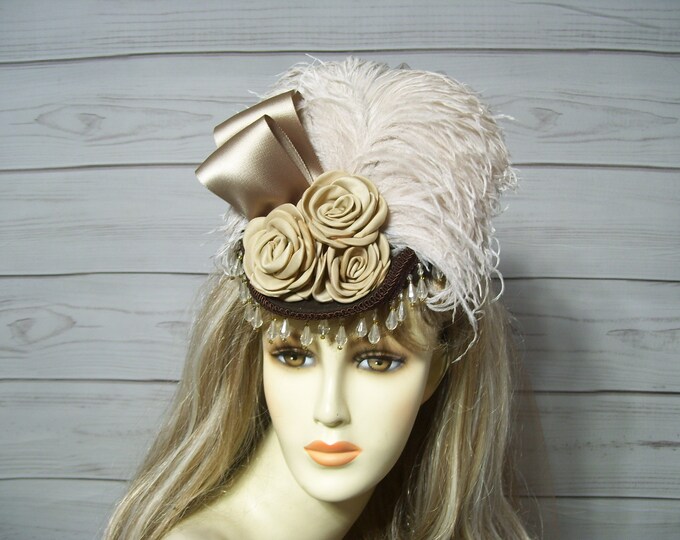 Steampunk Mini Riding Hat Victorian Hat 1800s Style Hat Black Civil War ...