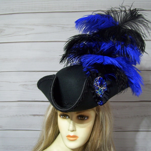 Blue Pirate Hat Women - Etsy