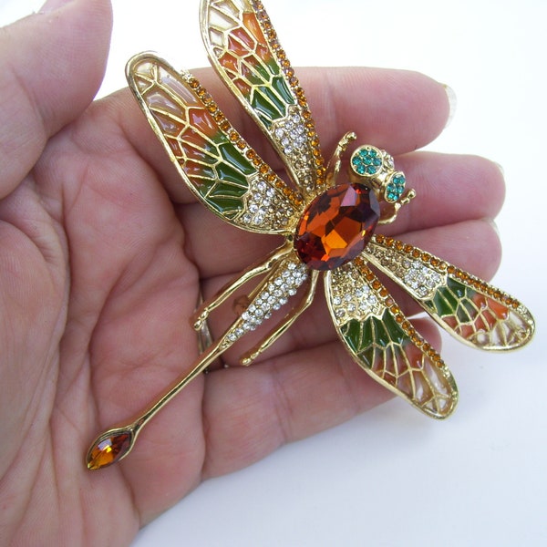 Dragonfly Pin - Etsy
