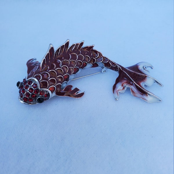Koi Fish Brooch - Etsy