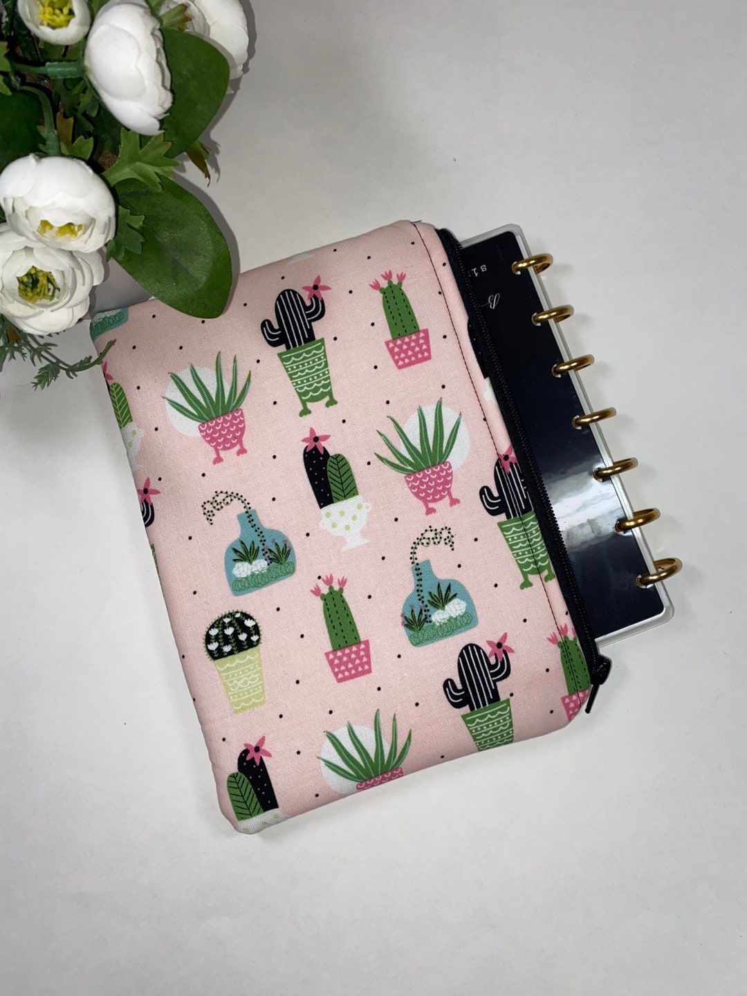 Mini Happy Planner Pouch, Planner Cover, Zipper Planner Pouch, Fabric ...