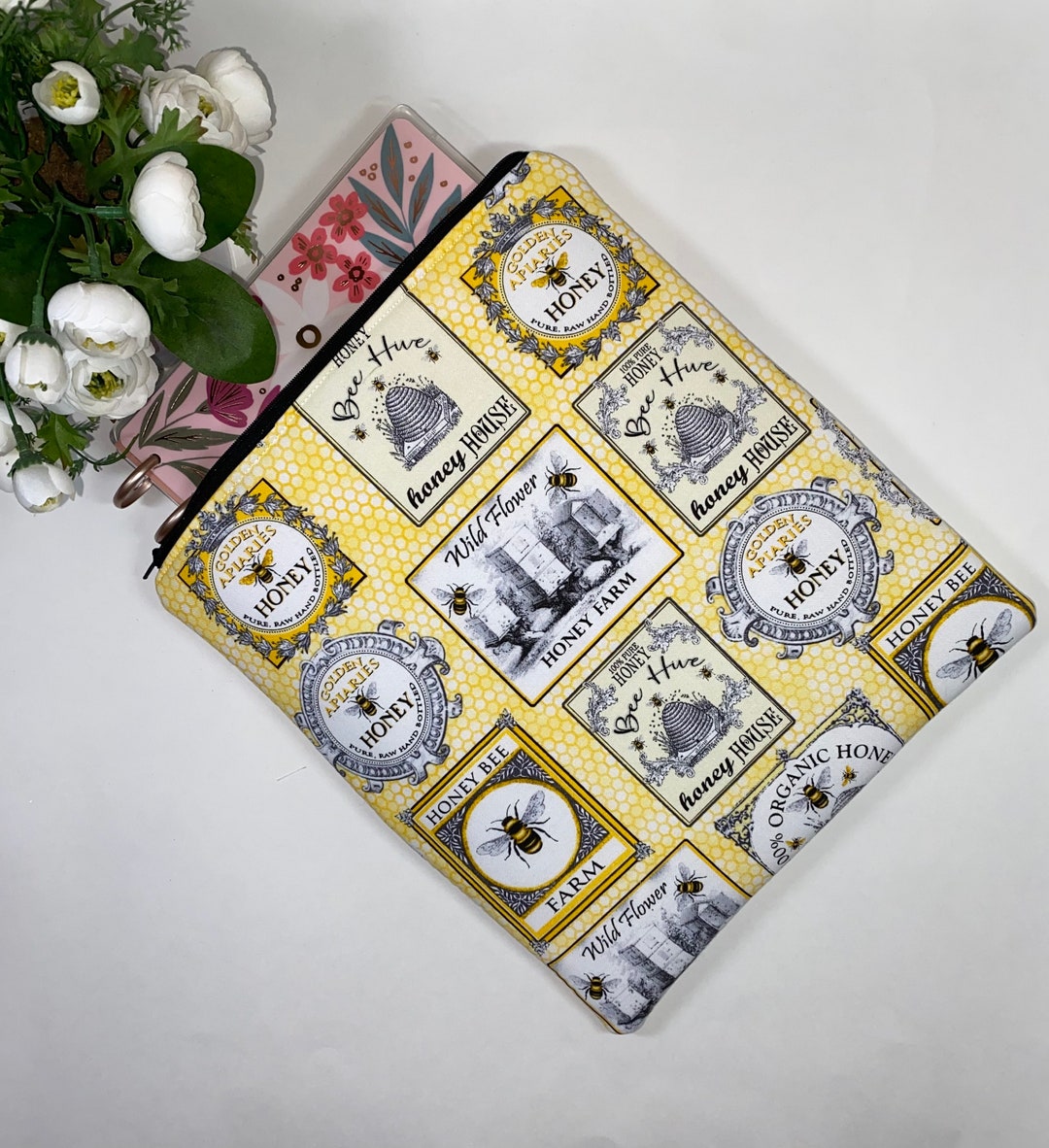 Planner Pouch Padded, Planner Cover, Classic Happy Planner Cover, Erin ...