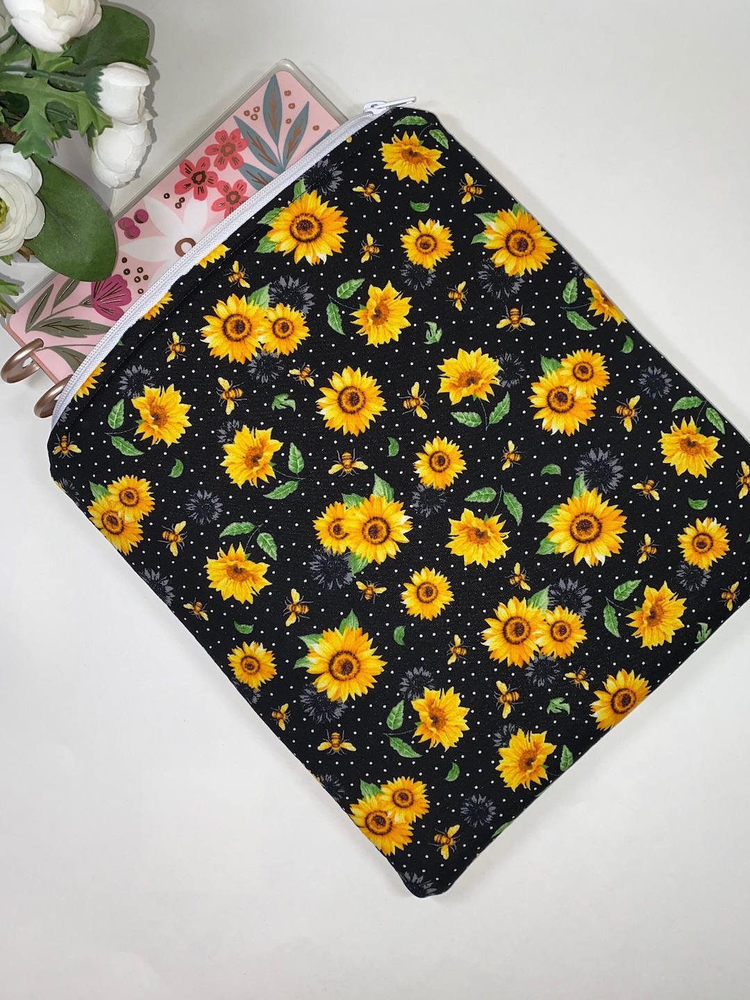 Planner Pouch Padded, Planner Cover, Classic Happy Planner Cover, Erin ...