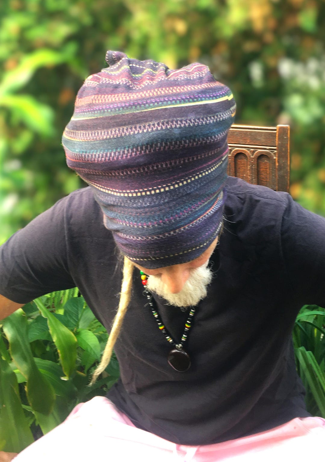 Dread Tube Lock Sock Headwear, Head Band , Turban, Polka Dot Hair Wrap ...