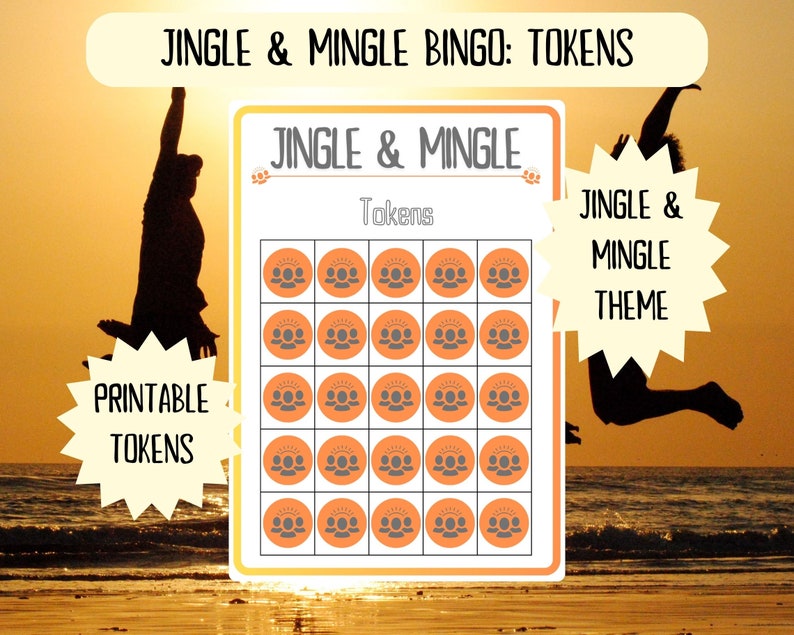 Jingle and Mingle Bingo - 20 Bingo Cards - Icebreaker Bingo - Find ...
