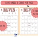 Elvis Bingo - 80 Bingo Cards - Music Bingo - Elvis Presley - Team ...