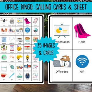 20 Office Bingo Cards - Team Building Games - Meeting Bingo - Coworker ...