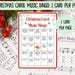 20 Christmas Carol Music Bingo Cards - Christmas Bingo - Family Reunion ...