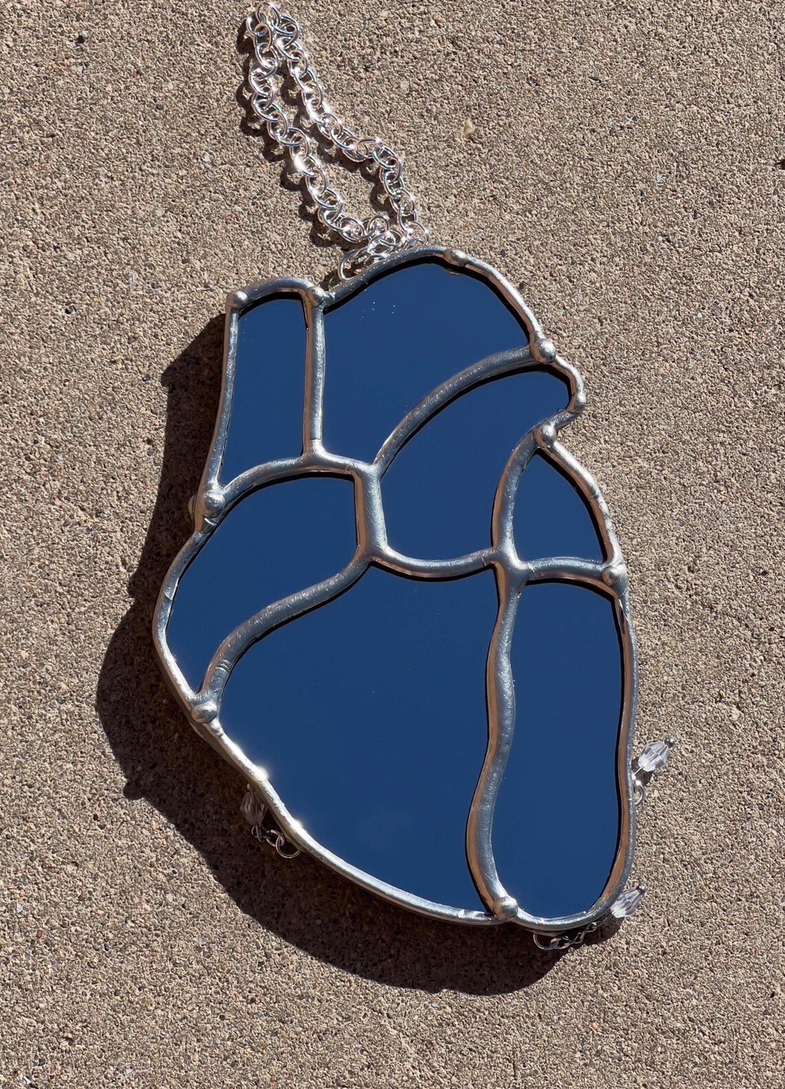 Human-heart Shaped Mirror - Etsy