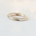 Stackable Rings. Set of THREE Stacking Bands. Minimalist - Etsy