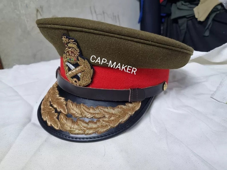 WW2 British Army General Officer's Peaked Cap Hat Authentic Replica - Etsy