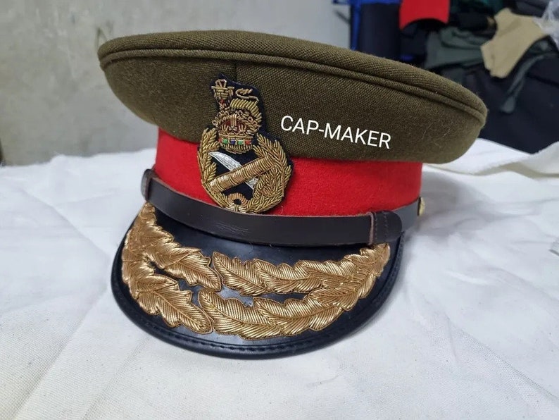 WW2 British Army General Officer's Peaked Cap Hat Authentic Replica - Etsy