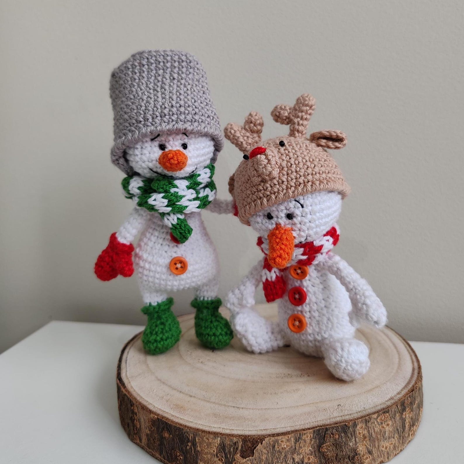 Amigurumi Snowman Crochet Pattern: DIY Christmas Toy Tutorial (PDF ...