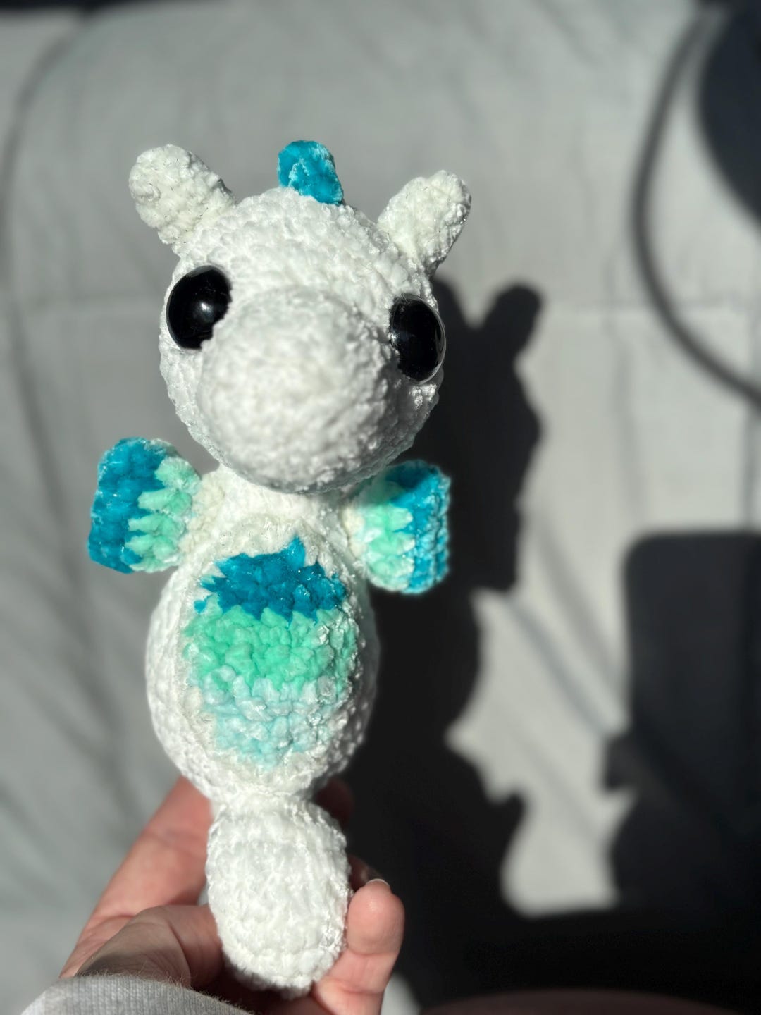 Sirius the Seahorse - Teal - Stuffed Animal Amigurumi - Etsy