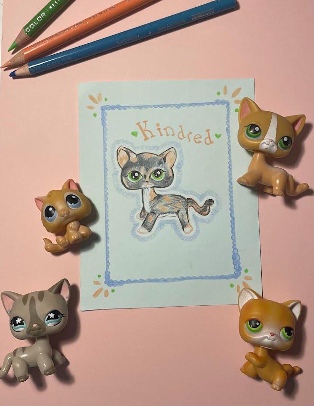LPS Littlest Pet Shop Custom Traditional Art Commission- Colored Pencil ...
