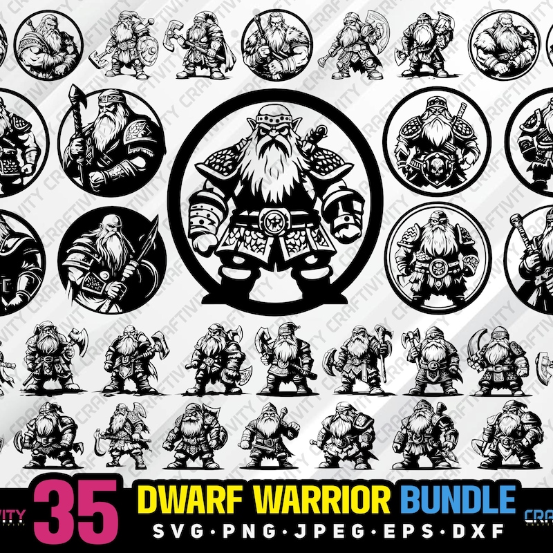 Dwarf Warrior - Etsy