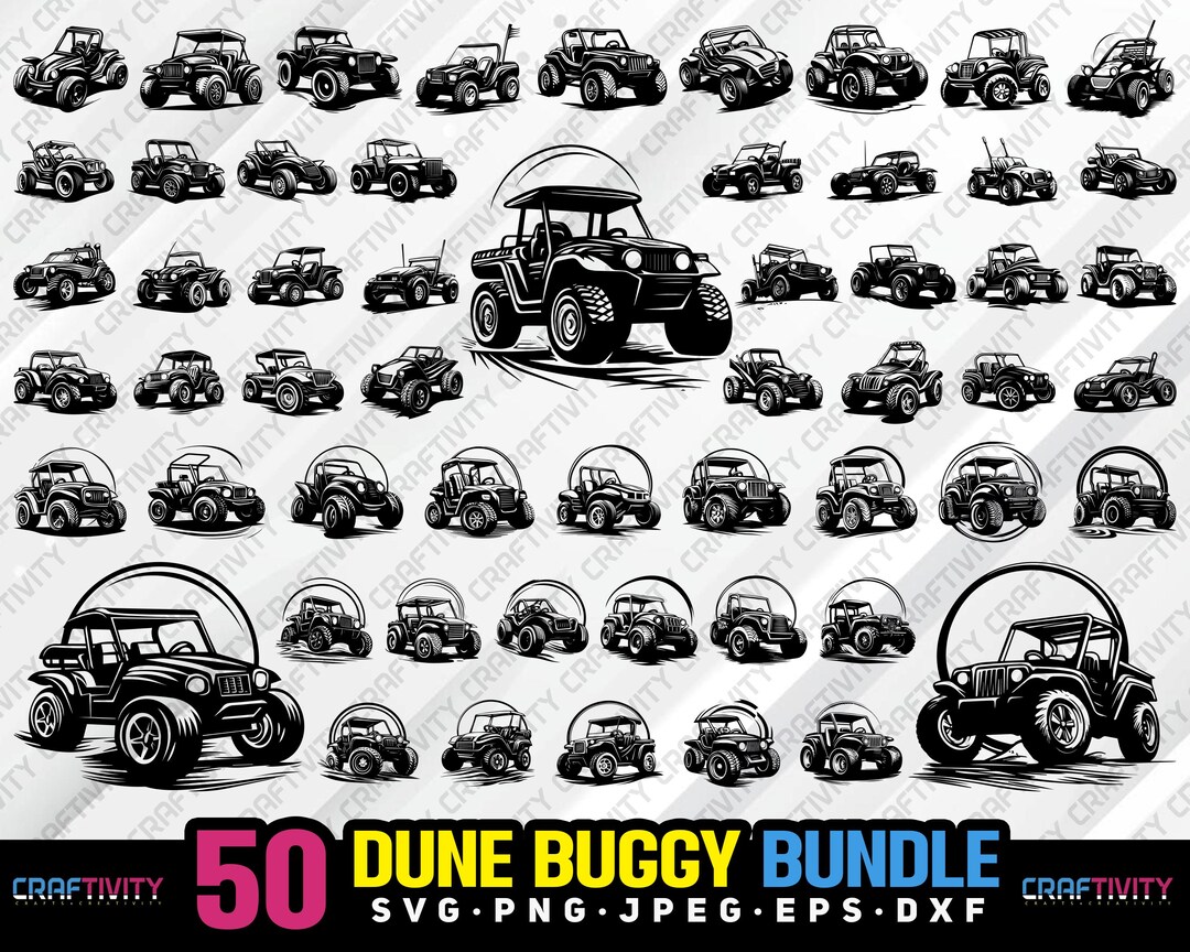 Dune Buggy Vector Bundle, 50 Designs (digital Download) - Etsy