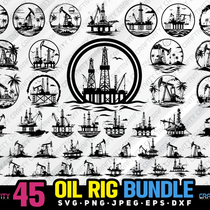 Oil Rig Dxf - Etsy Canada