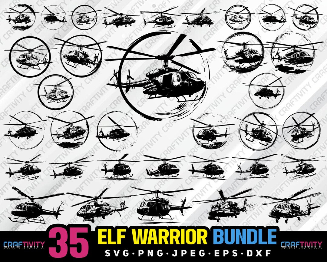 Helicopter Clipart Bundle, War Vector Graphics (digital Download) - Etsy
